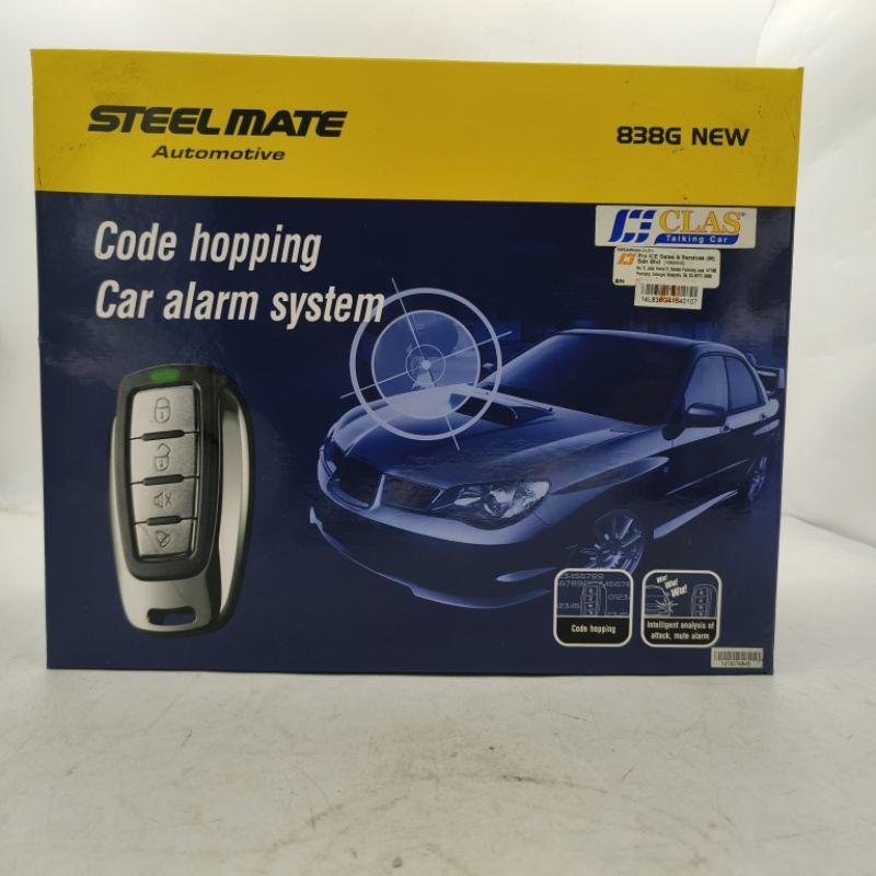 Steelmate Car Alarm full set System with siren shock sensor | Shopee ...