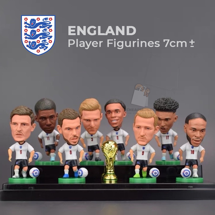 Football Player Miniature Figurine Action Figure Soccerwe England ...