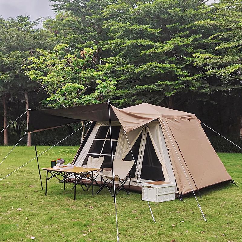 STOIC FAMILY AUTO TENT VILLA 105S INSTANT SETUP TWO BEDROOM BLACK COAT ...