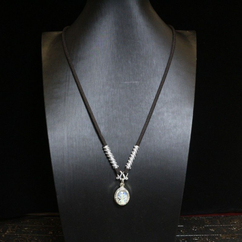 【Ready stock】Thailand Buddha Chain Hand-woven Buddha Lanyard Gold Jade ...