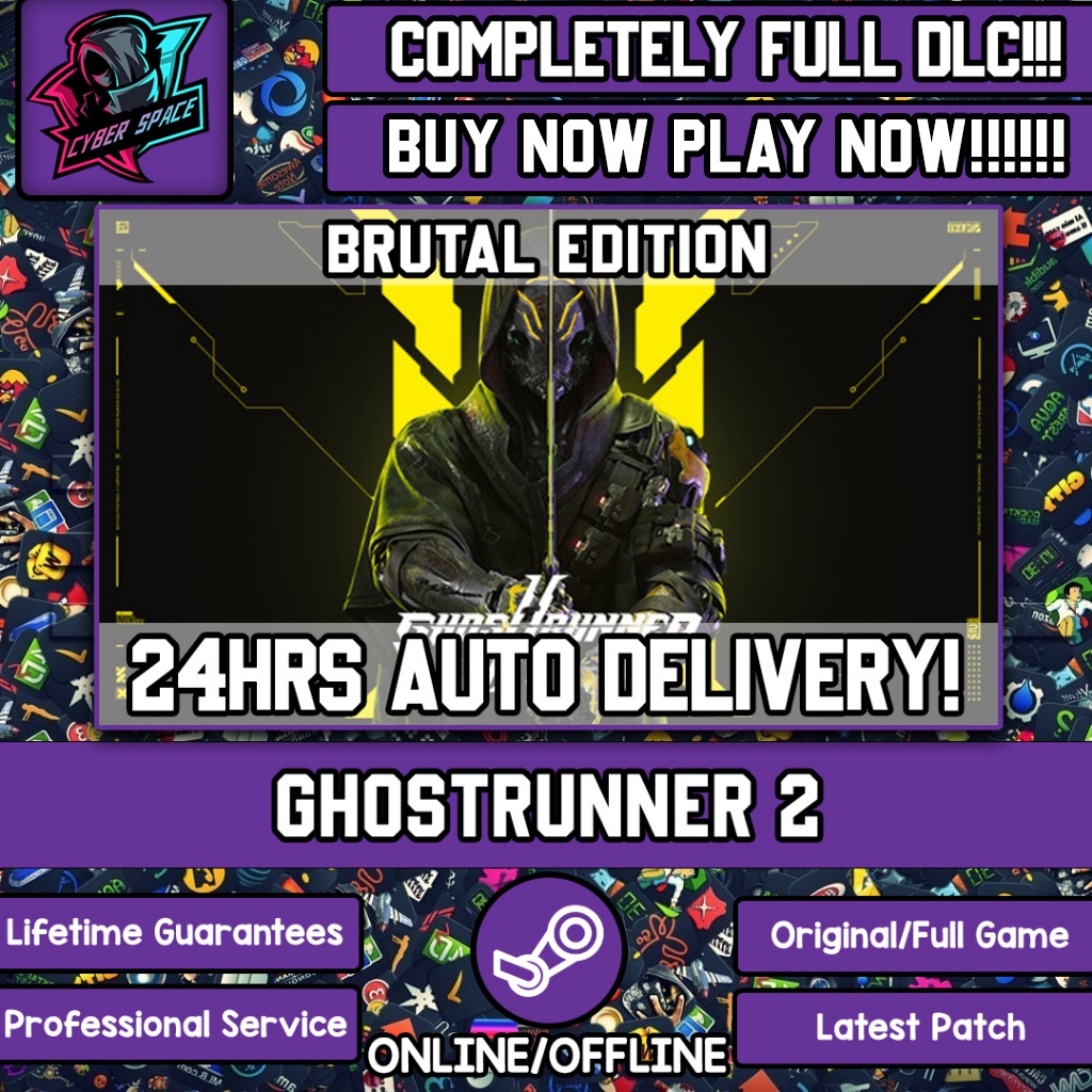 Ghostrunner 2 [Auto Delivery] [Steam Online & Offline] [Full DLC] Cyber Space PC Game | Shopee ...