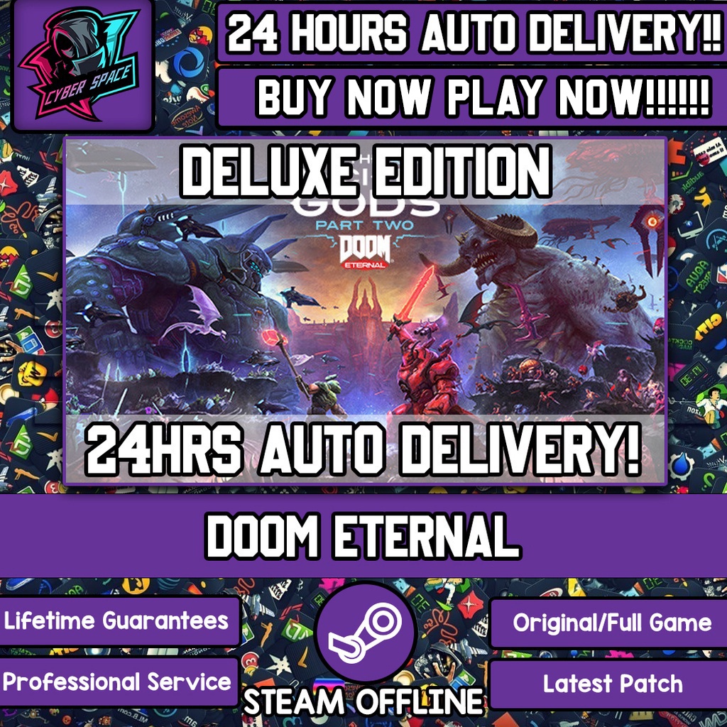 Doom Eternal [Auto Delivery] [Steam Offline] Cyber Space PC Game ...