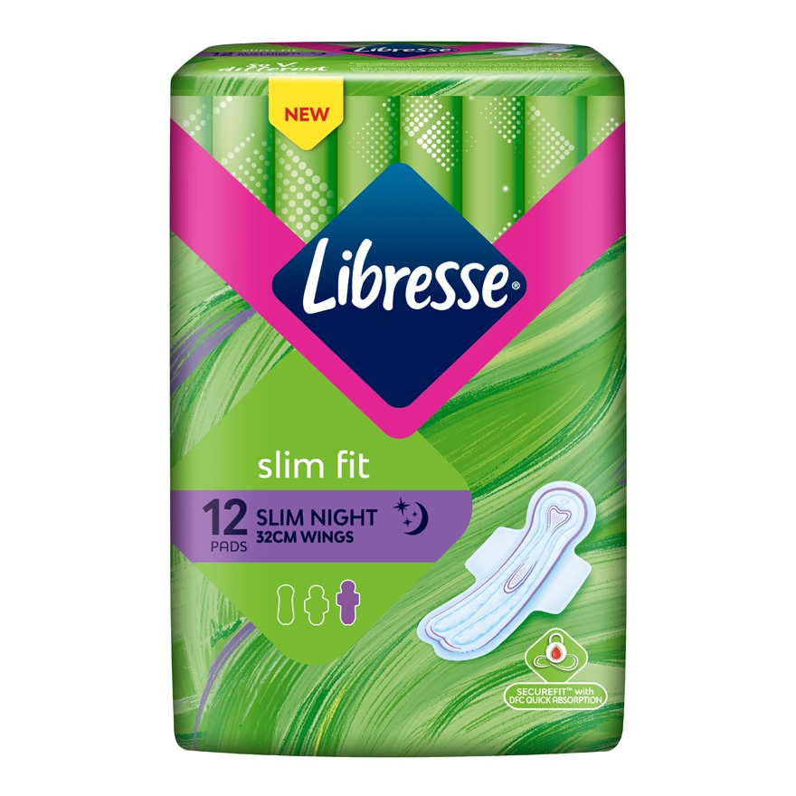 LIBRESSE Slim Fit Slim Night 32cm Wings 12's | Shopee Malaysia