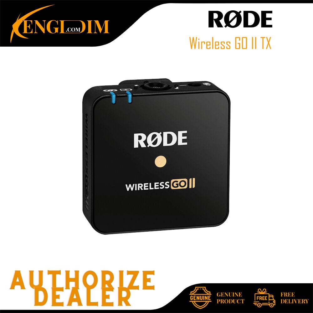 RODE Wireless GO II TX Transmitter/Recorder for Wireless GO II System ...