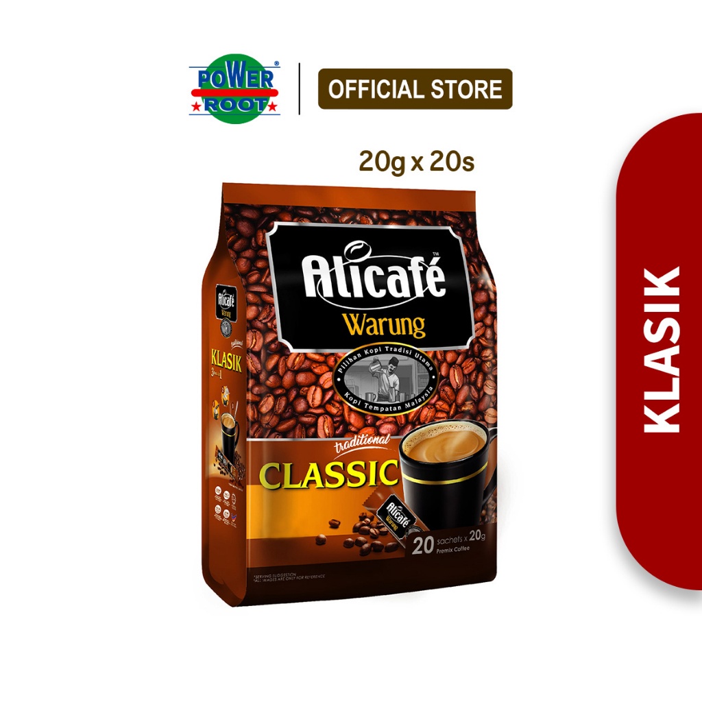 Alicafe Warung 3 in 1 Classic (20gm X 20 Sachets) | Shopee Malaysia