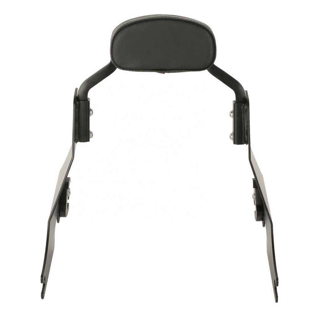 XF2906A11-B-short Short Black/Chrome Passenger Sissy Bar Backrest For ...