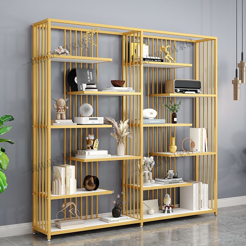 6 Tier Multipurpose Cabinet Show Shelves Display Rak Besi Book Shelf ...