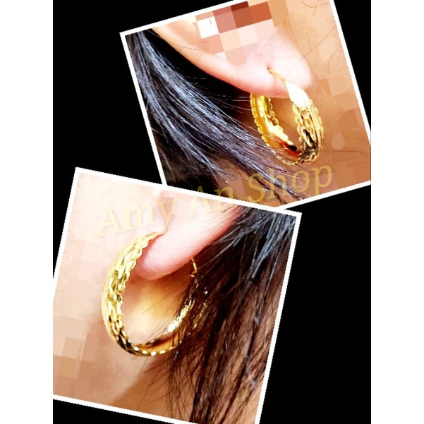 Anting2 tembaga 24k Gold | Shopee Malaysia