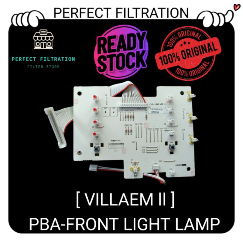 Coway Villaem 2(CHP-18AR) Replacement Part Display Board (Hot & Cold ...