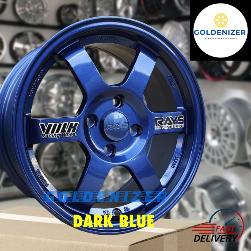 Rays sport rim 🛞kereta TE37 14inch 15 inch 16inch 17inch 14" 15" 16" 17 ...