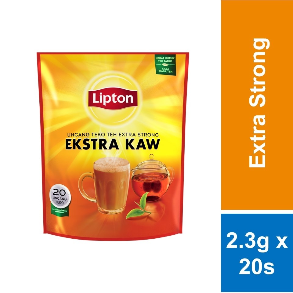 Lipton Potbag Extra Strong 2.3g x 20s | Shopee Malaysia