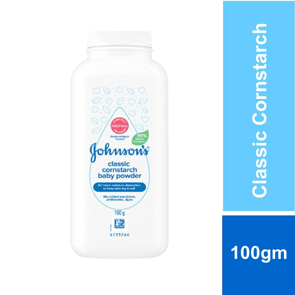 Johnson's Baby Classic Cornstarch Powder (100g) | Shopee Malaysia