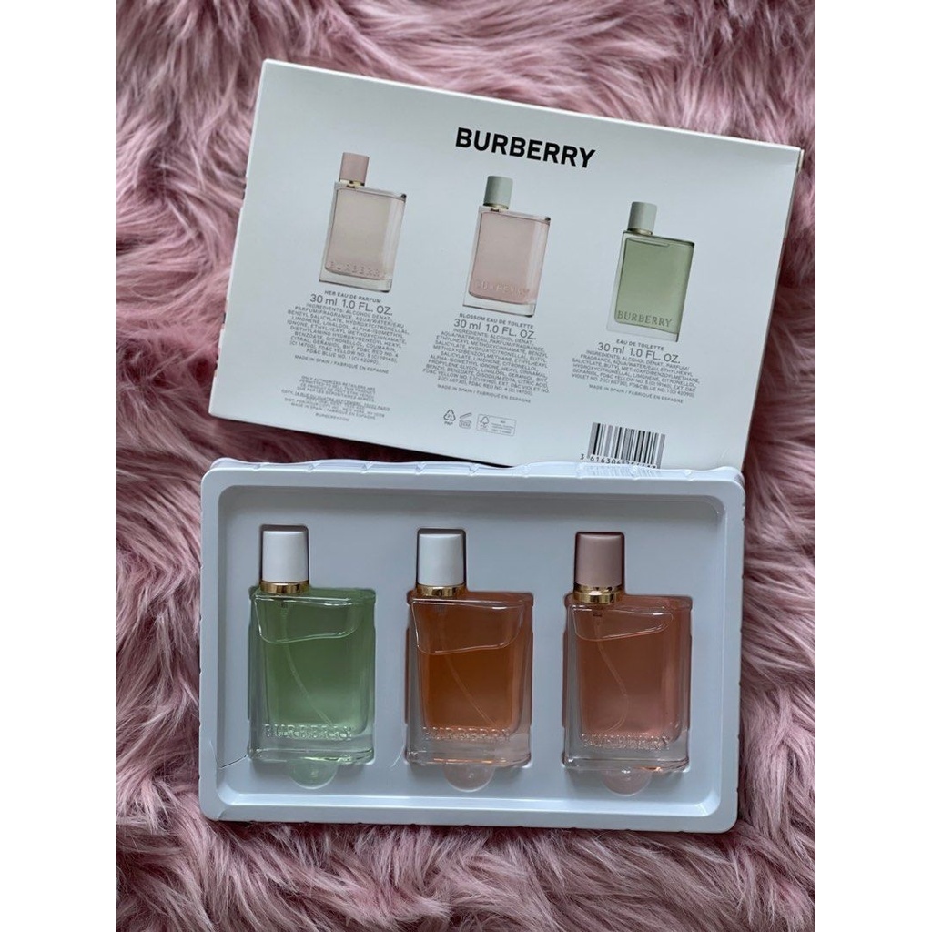 Burbery Her Miniature Set 3in1 | Shopee Malaysia