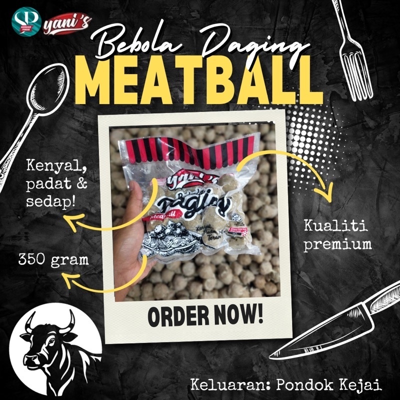 Yani’s Meatball [350g] | beefball | bebola daging | bebola daging ...