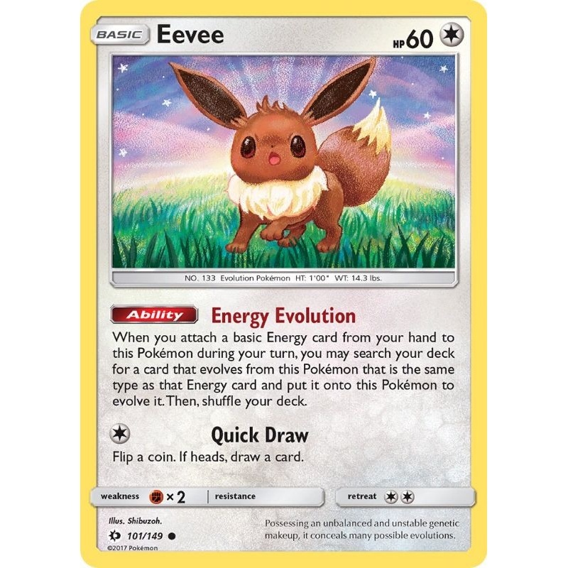 [No.133 / Eevee] Pokemon card (*not genuine product*) | Shopee Malaysia
