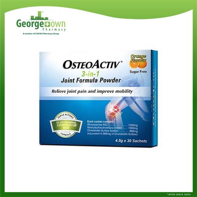 Osteoactiv 3 in 1 Joint Formula Powder (4.5g x 30s) | Shopee Malaysia
