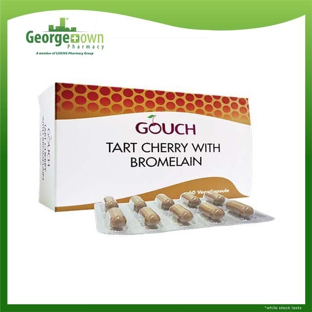 GOUCH TART CHERRY WITH BROMELAIN 250MG VEGETABLE CAPSULE 10S X 6 ...