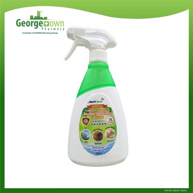 NETCARE ALCOHOL SANITIZING LIQUID SPRAY 500ML | Shopee Malaysia