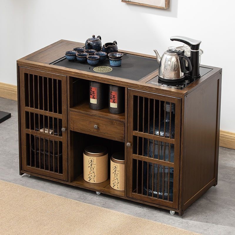 Mobile Tea Table Tea Table Small Tea Trolley Living Room Home Solid ...