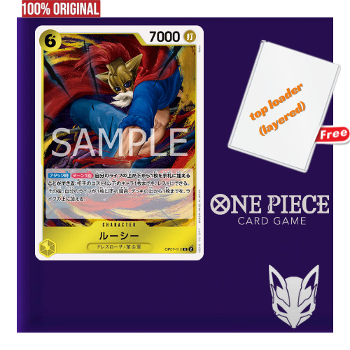 ORIGINAL Lucy Character R optcg one piece card | Shopee Malaysia