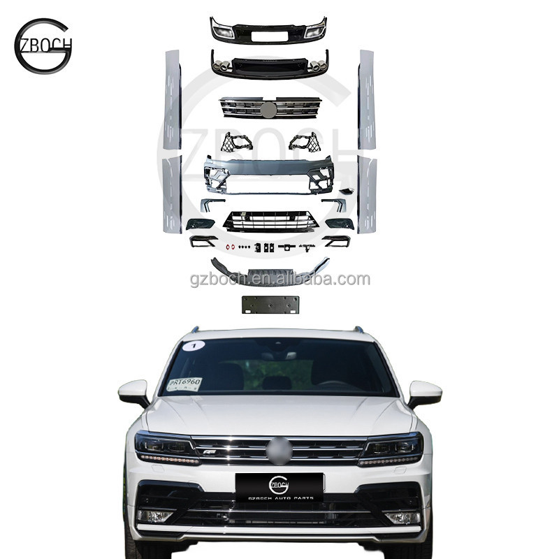 BOCH bodykit for VW 2015+ Tiguan upgrade R-Line car bumper front bumper ...