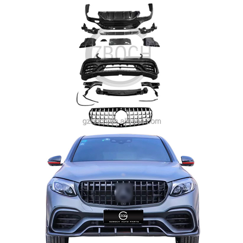 Favorable price body kit for Mercedes GLC C253 Coupe upgrade GLC63 AMG ...