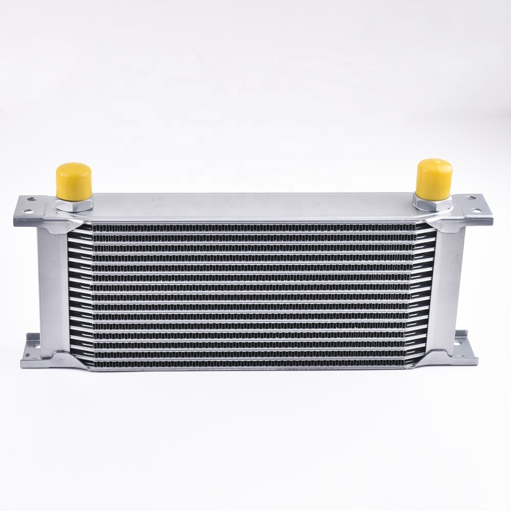 Universal Aluminum Oil Cooler 16 Row AN10 Engine Transmission 10-AN Oil ...