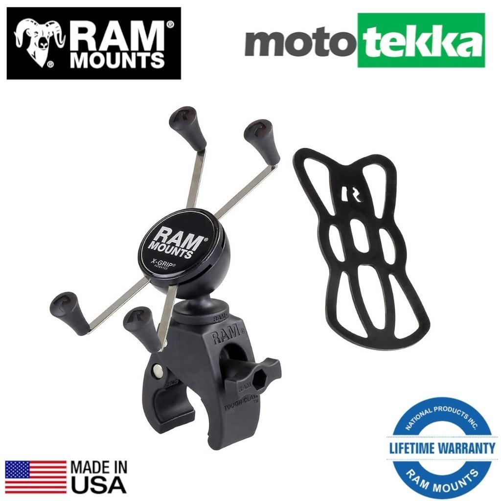 RAM Mounts X-Grip Large Phone Mount with RAM Snap-Link Tough-Claw (RAM ...