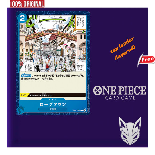 ORIGINAL 4x cards playset deck Loguetown Stage EB01-030 C optcg one ...