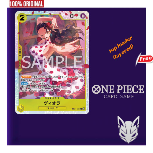ORIGINAL Viola Character EB01-052 SR optcg one piece card | Shopee Malaysia