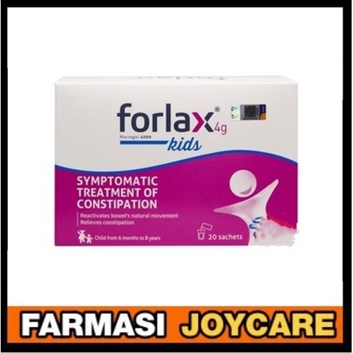 Forlax Kids 4g x 20 sachets 1 Box Macrogol 4000 For Constipation (EXP ...