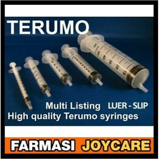 Terumo Syringe Luer Slip 1mL / 3ml / 5mL / 10mL | Shopee Malaysia