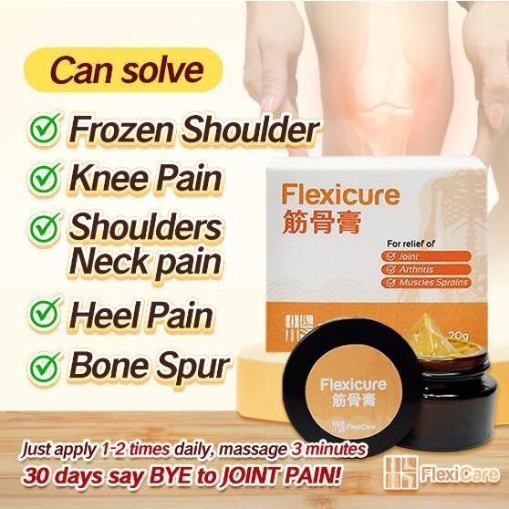 【OFFICIAL】FlexiCare Official | Flexicure Joint Cream Knee Arthritis ...