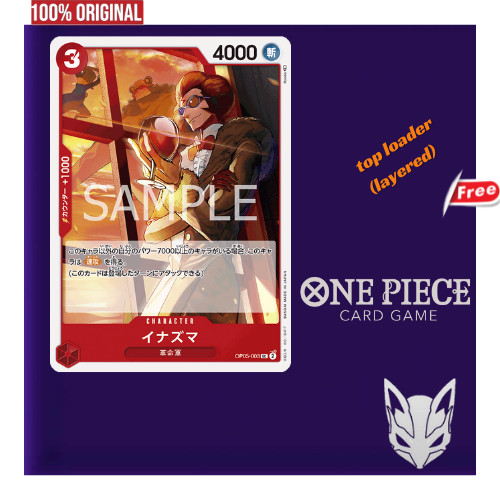 ORIGINAL 4x cards playset deck Inazuma Character OP05-003 UC optcg one piece card | Shopee Malaysia