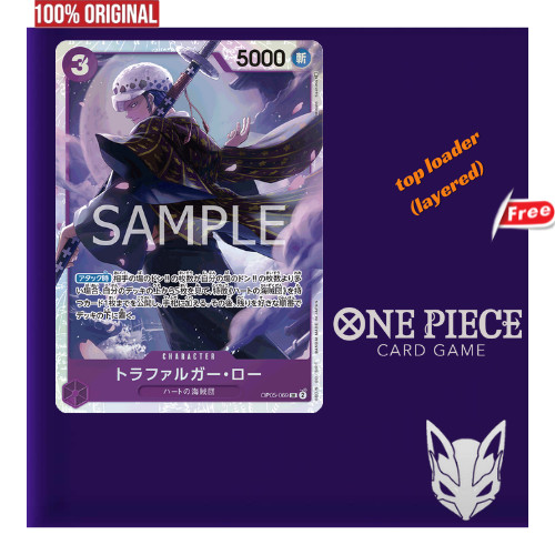 ORIGINAL Trafalgar Law Character OP05-069 SR optcg one piece card | Shopee Malaysia