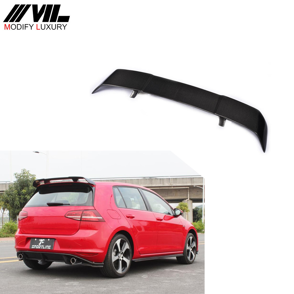 RZ Style Carbon Fiber Roof Spoiler for Volkswagen GOLF 7 VII MK7 GTI ...