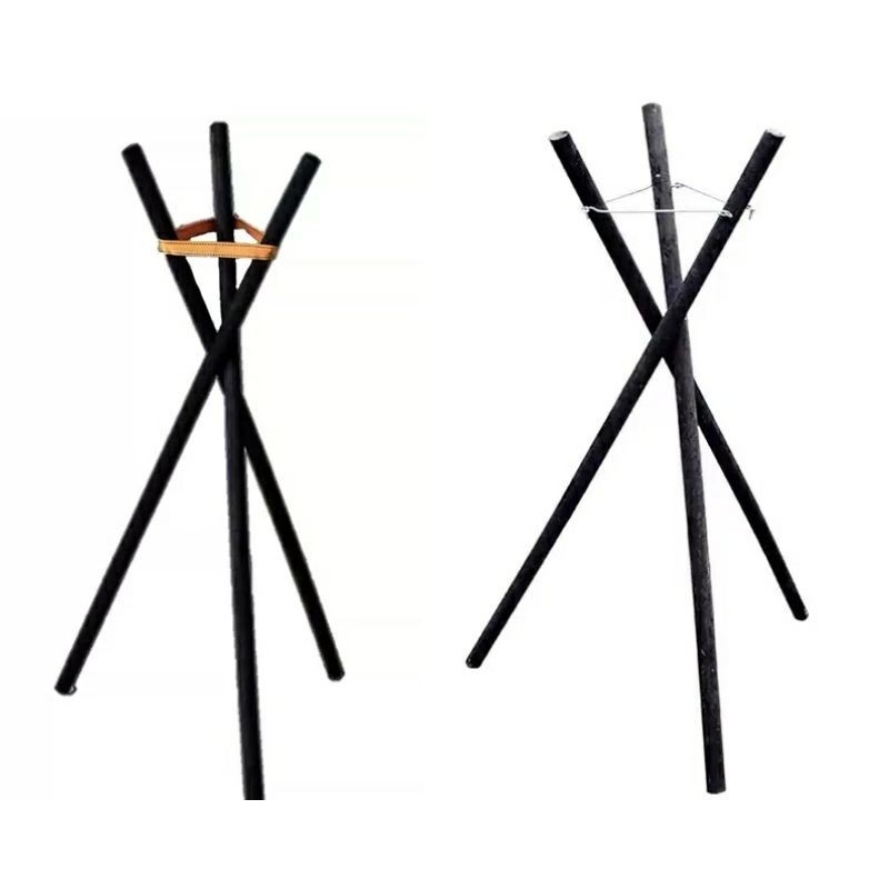 Grand Opening Flower Stand Wood Triangle Stand With Iron & rope Holder ...