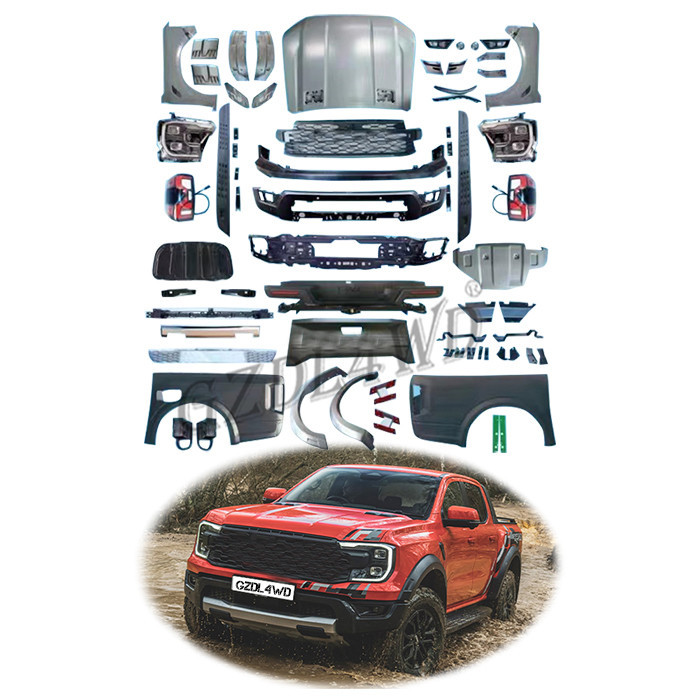 Car Conversion Kit For Ranger T6 T7 T8 Upgrade To T9 Raptor Facelift ...