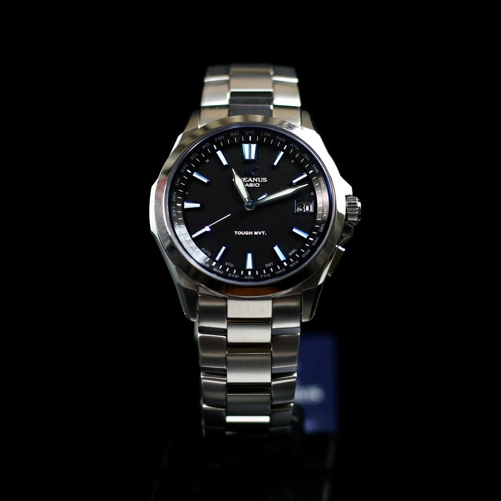 JDM WATCH ★ Casio Poseidon Titanium Eco-Drive Radio Watch OCW-S100-1AJF ...