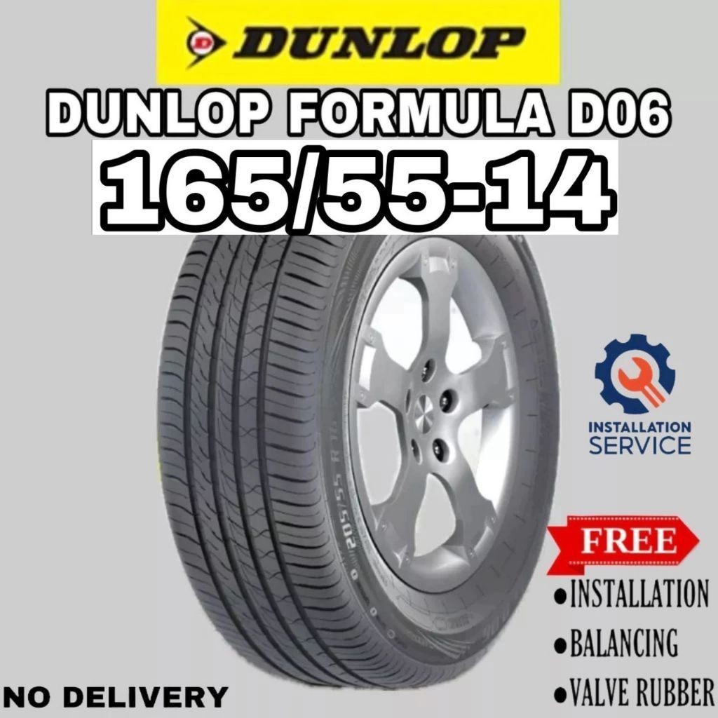 [Installation] Dunlop 165/55-14 Formula D06 (Year 2023) | Shopee Malaysia