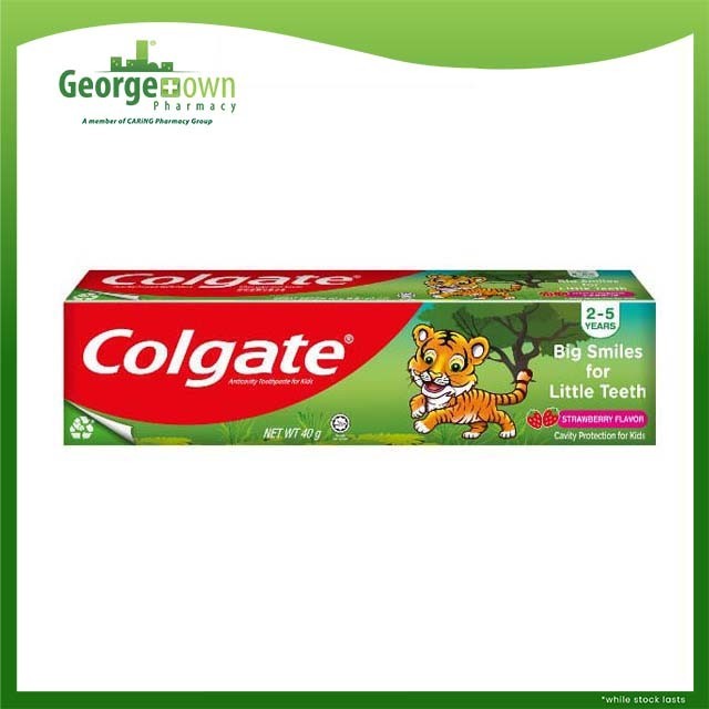COLGATE KIDS TOOTHPASTE STRAWBERRY 40G | Shopee Malaysia