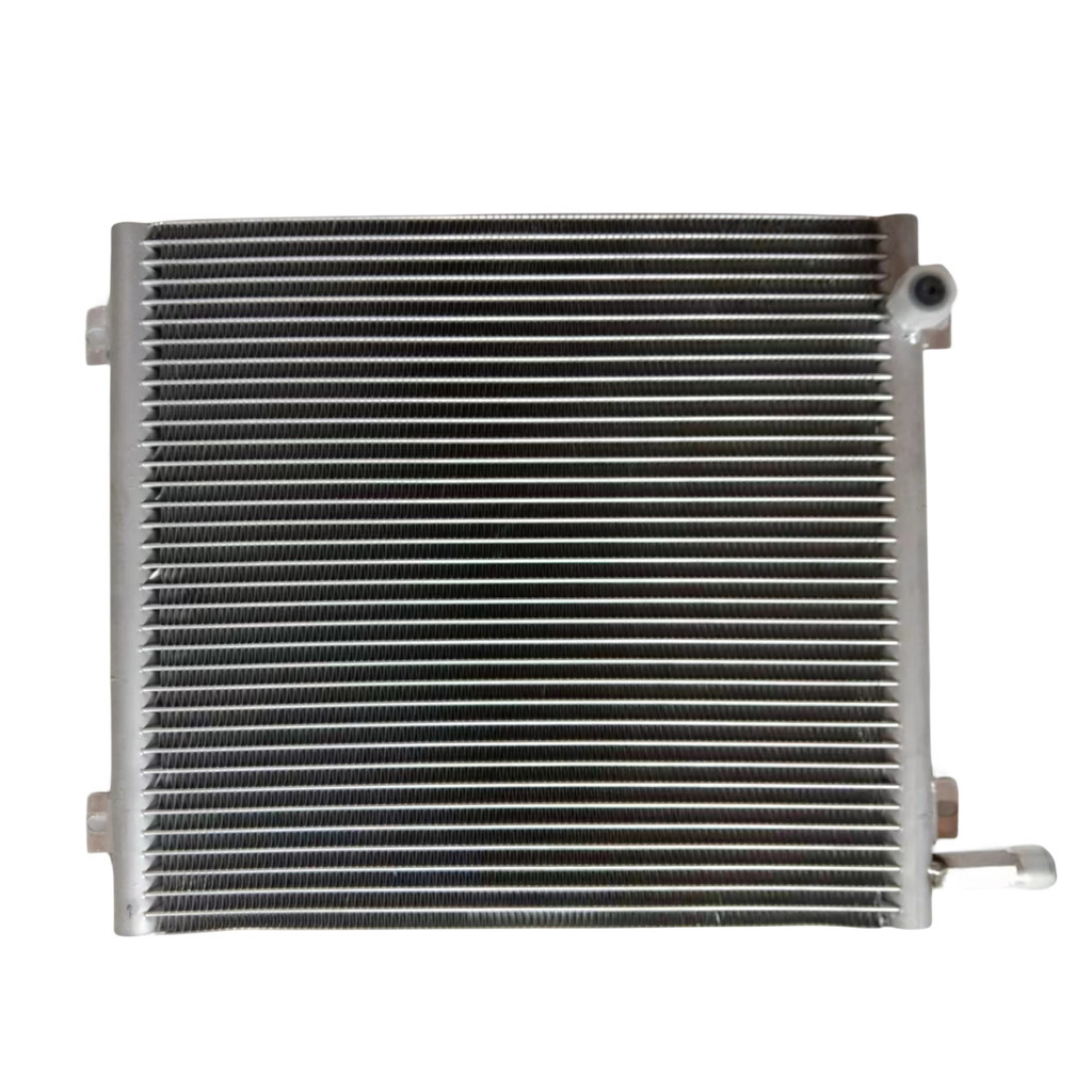 Full Metal Multiple Effect Evaporator Air Cooled Condenser Copper Tube ...