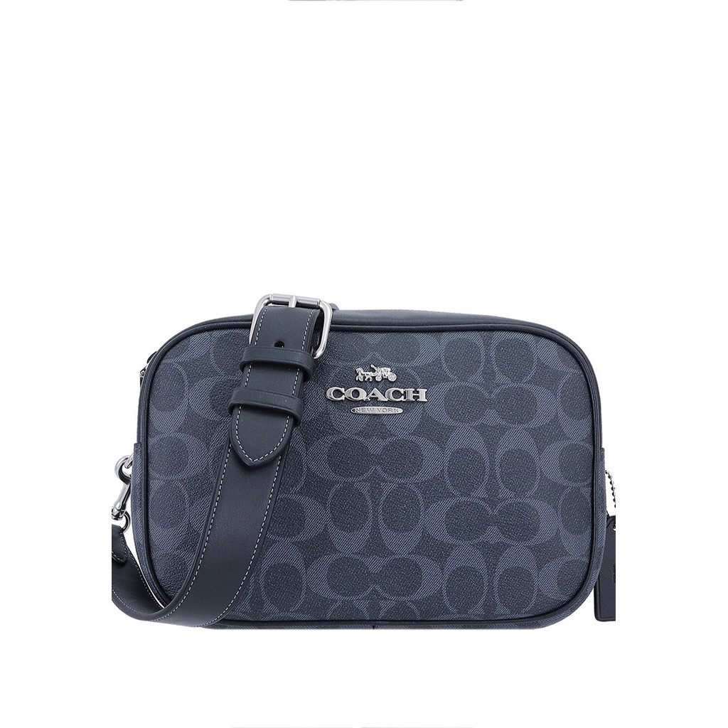 Coach Jamie Camera Bag In Signature Canvas - Denim | Shopee Malaysia