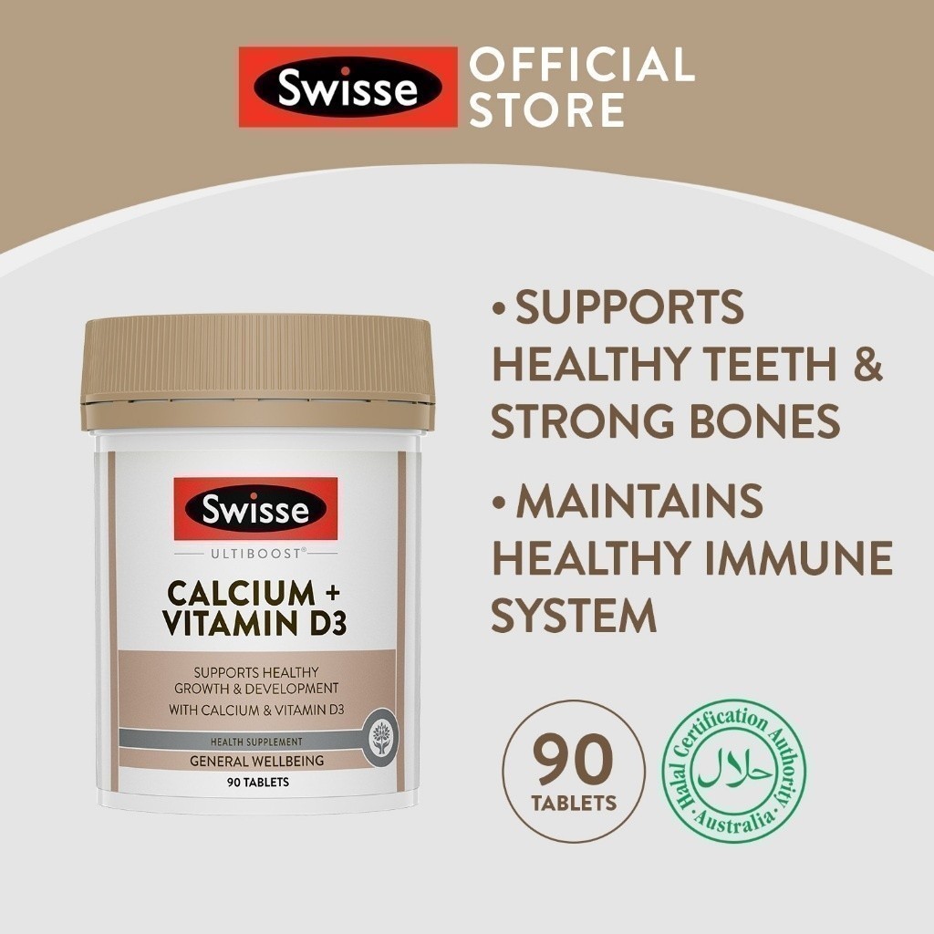 Swisse Ultiboost Calcium + Vitamin D 90 Tabs | Shopee Malaysia