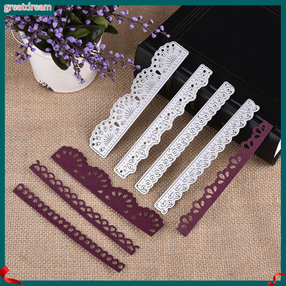Lace Border Edge Metal Cutting Dies DIY Scrapbooking Paper Cards Album ...