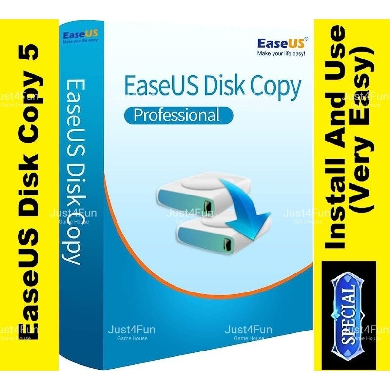 EaseUS Disk Copy 5 Lifetime (Install And Use) PC Software | Shopee Malaysia