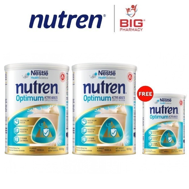Nestle Nutren Optimum Easy Scoop 800g X 2 Free 400g | Shopee Malaysia