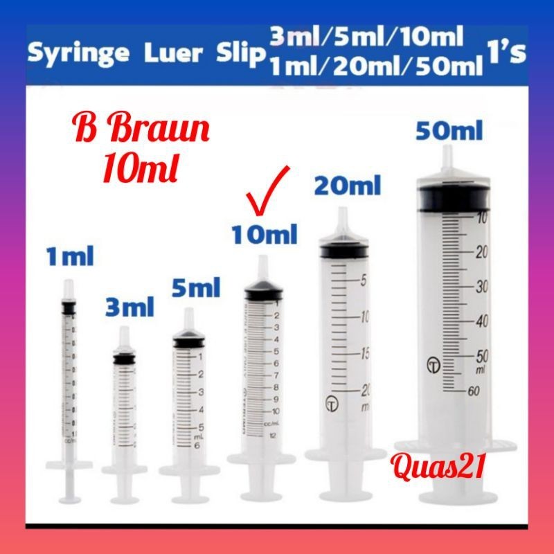 B Braun Syringe Luer Solo/10ml | Shopee Malaysia
