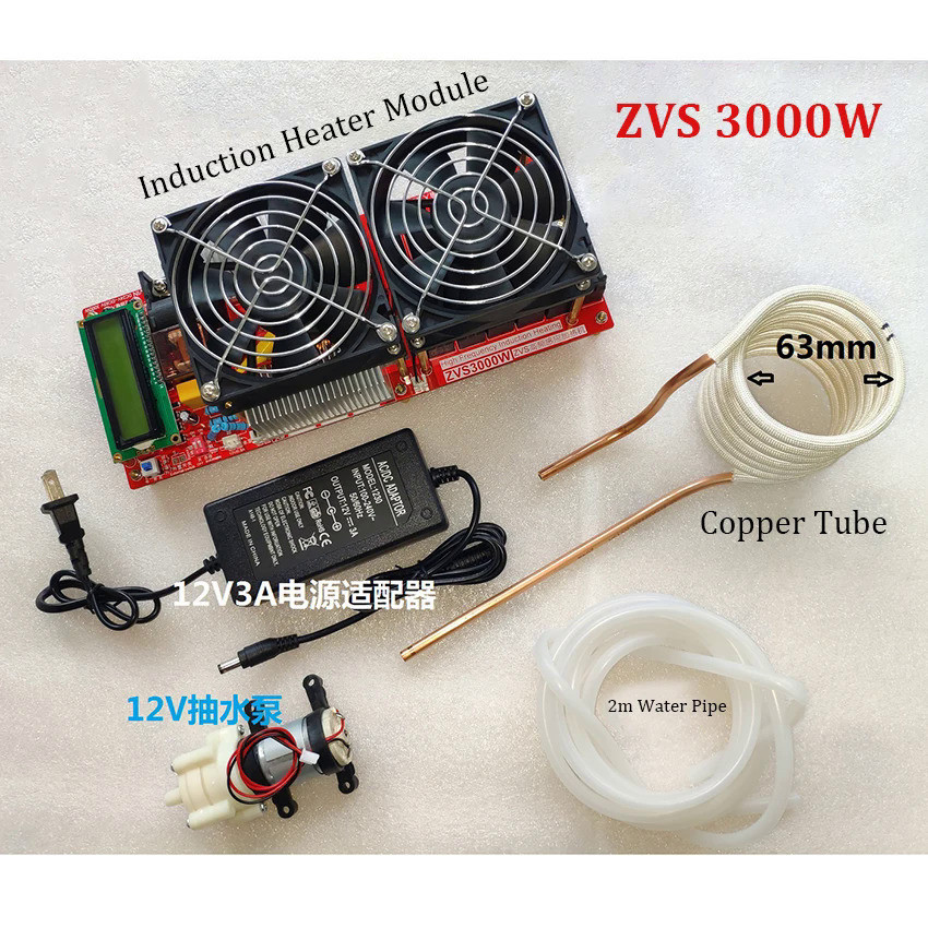 3000W 55A ZVS High Frequency Induction Heater Module Flyback Driver ...