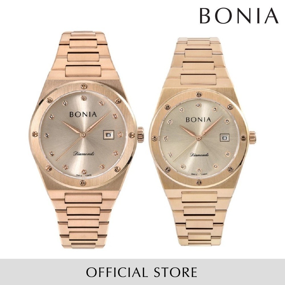 Bonia His & Her Set Couple Watches (BNB10603-1577D & BNB10603-2577D ...